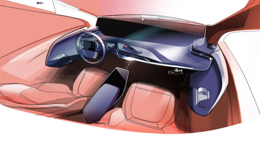 BYTON M-Byte - exklusive Designskizzen und Einblicke in die Entwicklung