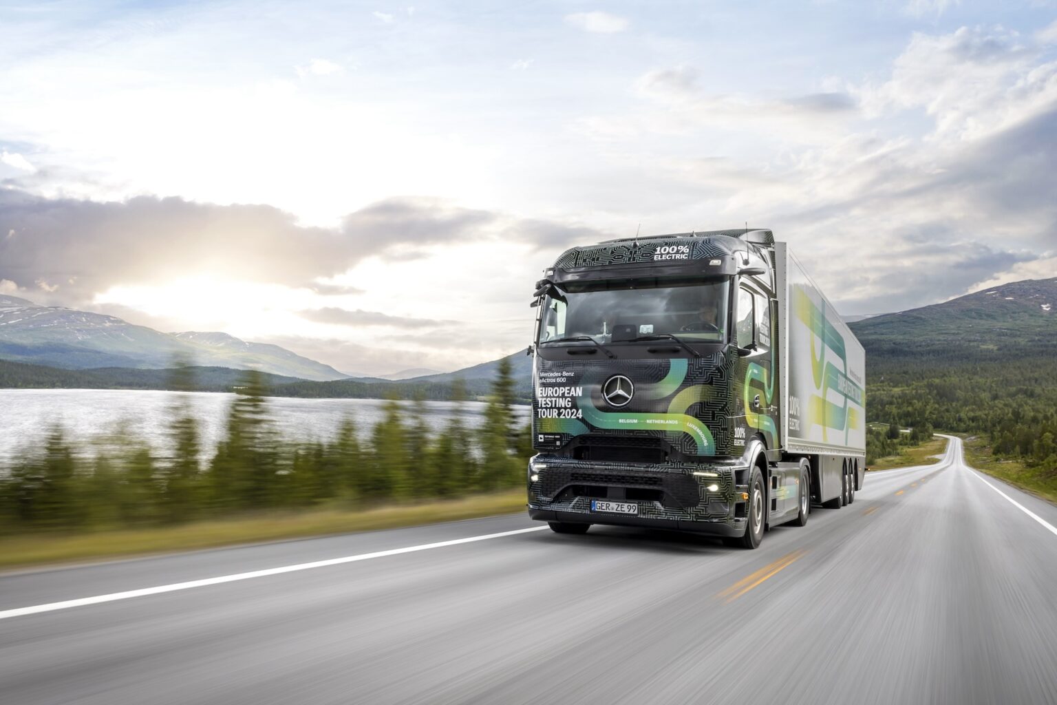 E-Lkw Mercedes eActros 600 auf 15.000-km-Tour erfolgreich